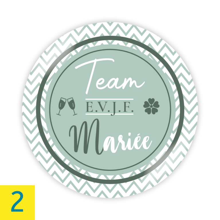 Team EVJF – Mon Badge