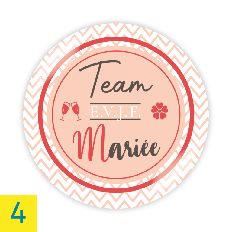 Team EVJF – Mon Badge